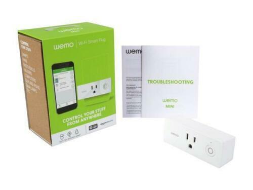 WeMo F7C063 WiFi Smart Plug with Alexa, Google Assistant and Apple ...