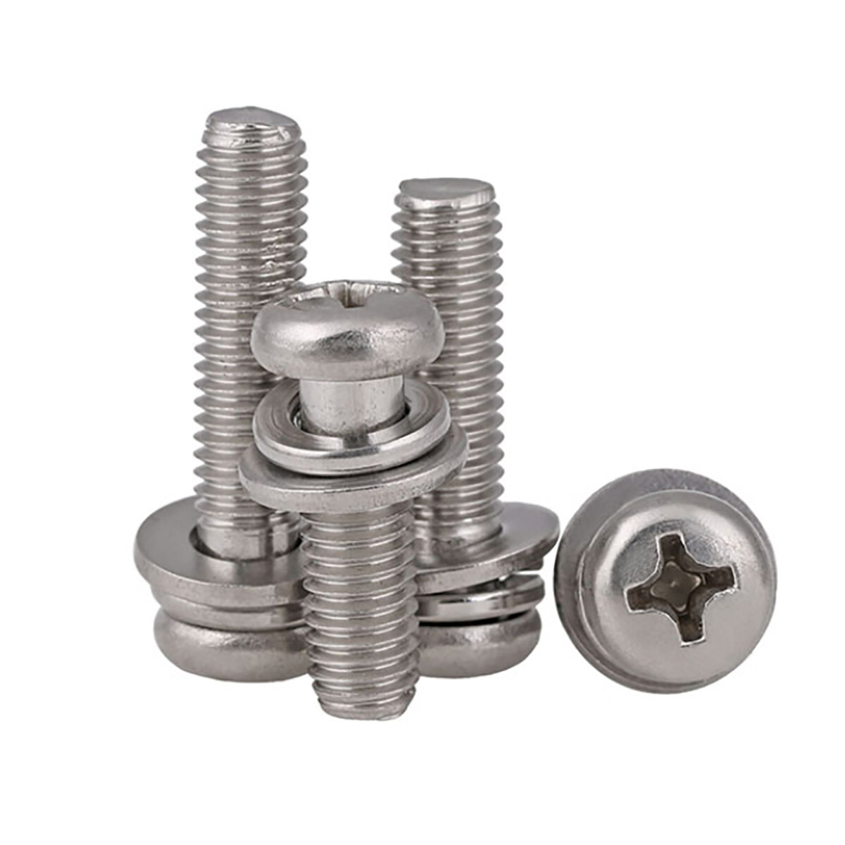 Phillips Pan Head Machine Screws Sping/Flat Washer Kit Screw 316 ...