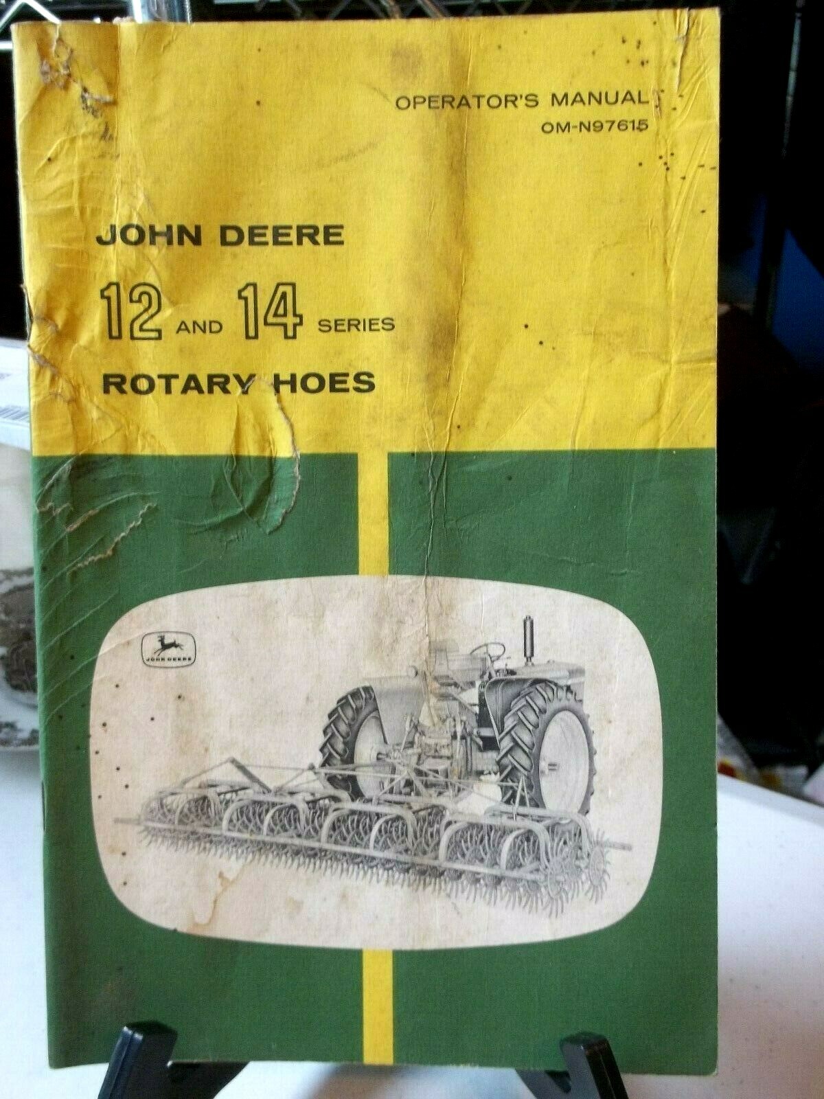 Vintage John Deere 12 & 14 Series Rotary Hoe Operators Manual. OM ...