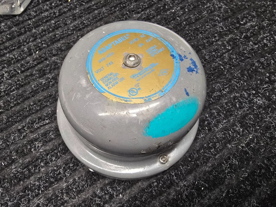 Edwards Adaptabel 340-4R5 Audible Signal Appliance Alarm Bell 240V 50/ ...