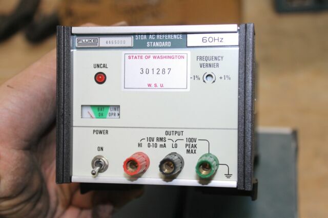 Fluke 510A AC Reference Standard 1000hz Working for sale online | eBay