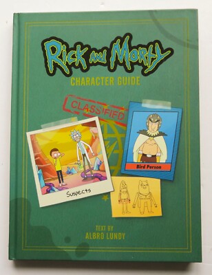 Rick and Morty Character Guide Hardcover Dark Horse Graphic Novel Comic ...