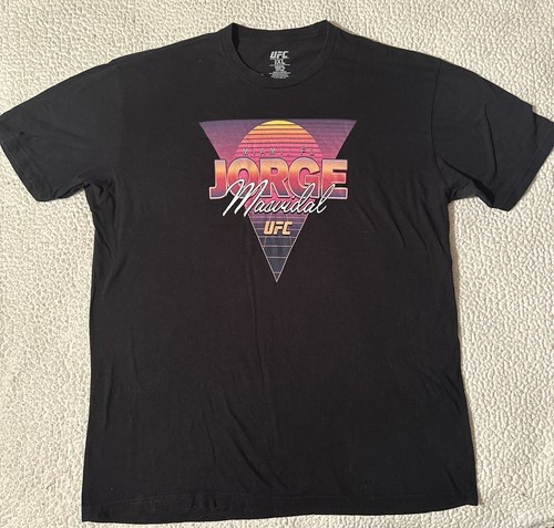 UFC Jorge Masvidal T-Shirt Black Size XL Miami, FL Men's MMA Tropical ...