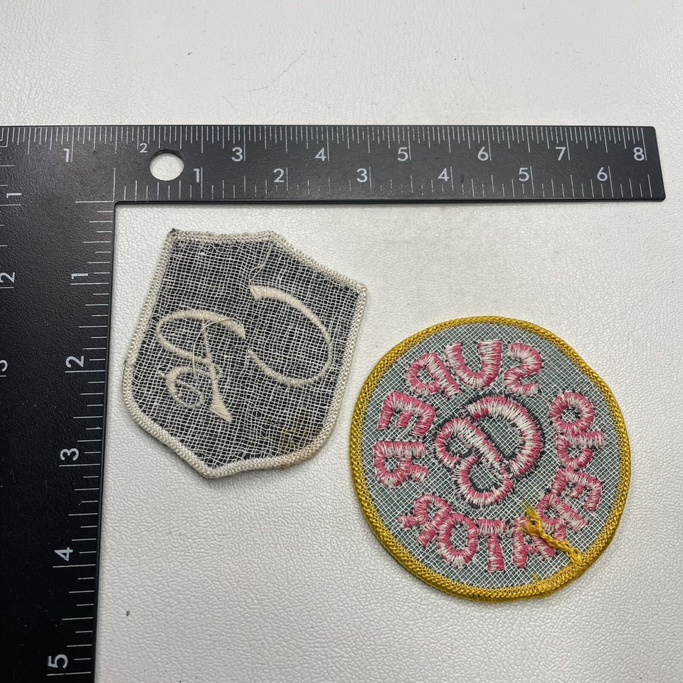 VINTAGE Lot Of 2 (1 Is Stained) CB RADIO Patches (C.B. Radio Amateur ...
