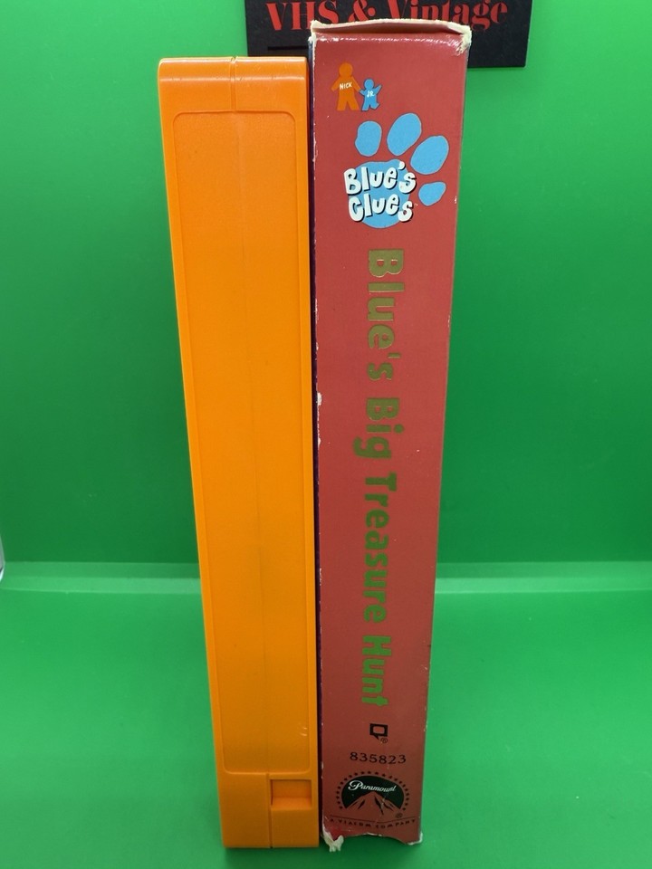 Blue’s Clues Blue's Big Treasure Hunt VHS 1999 Nick Jr Steve ...