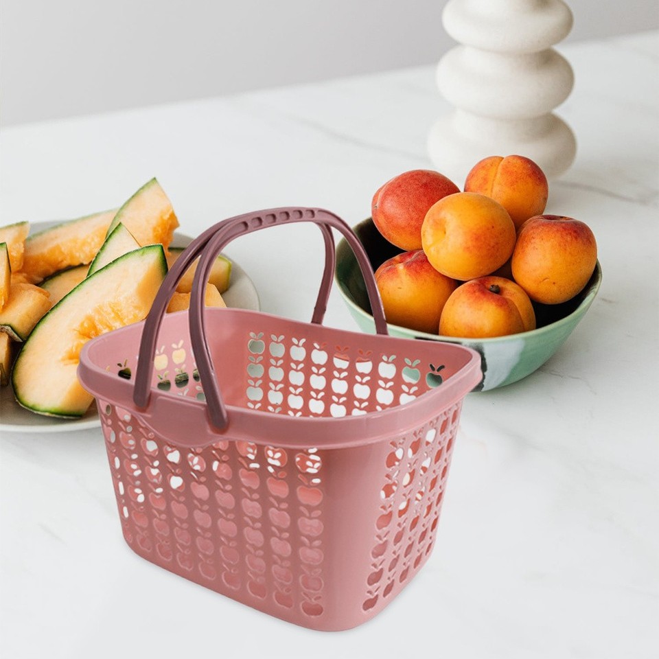 Baskets Plastic for Fruit with Handles Garden Harvesting Vegetables | eBay