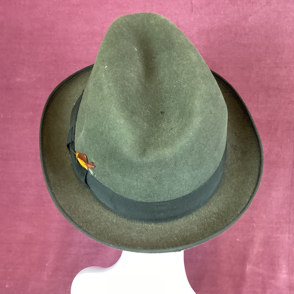 Akubra Hampton Size 59 Green Men's Felt Fedora Hat (11C) MO#8755 | eBay