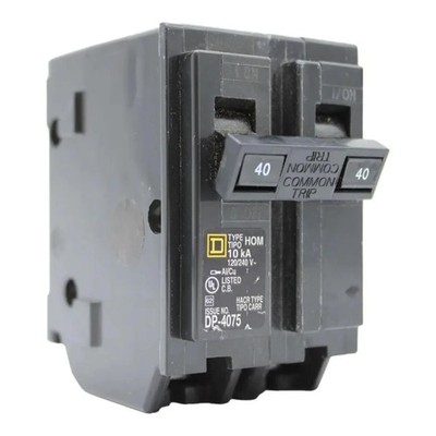 SQUARE D HOM240 40A 240V Circuit Breaker | eBay