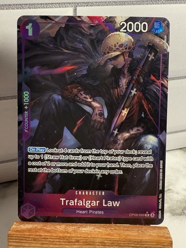 Trafalgar Law OP09-069 R Alt Art English - One Piece Emperors In The ...