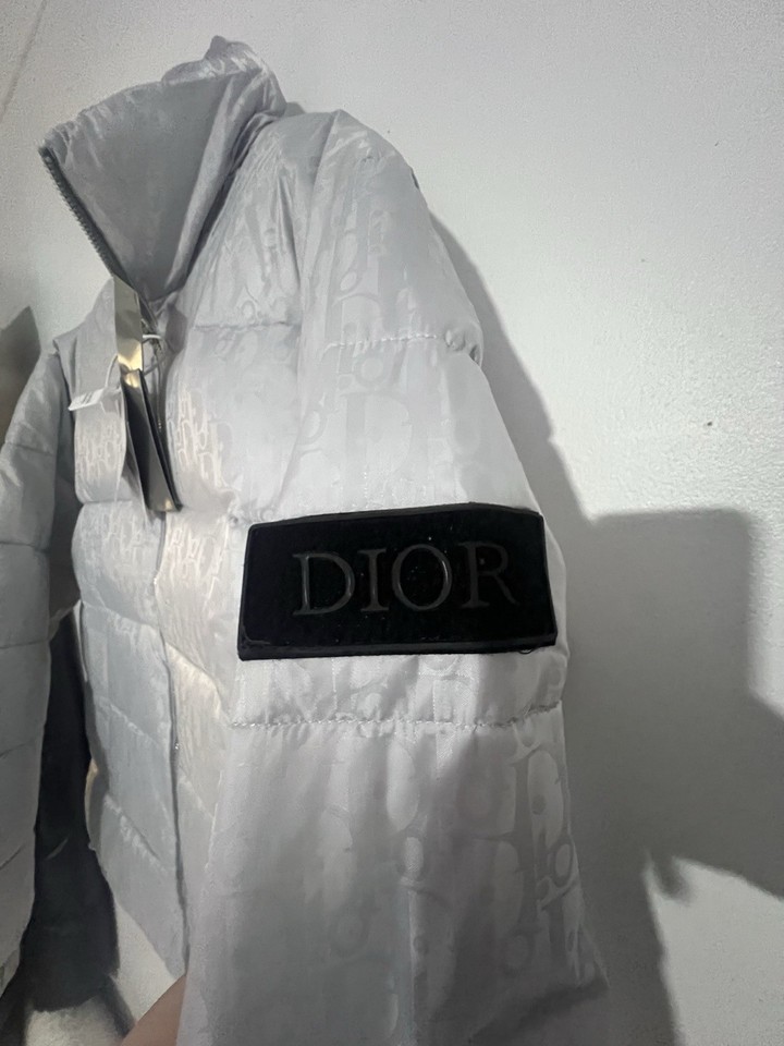 dior oblique silver small men’s coat | eBay UK