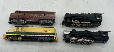 Lot of 4 Vintage HO Scale Mantua TYCO Diesel Engines for Parts OR ...