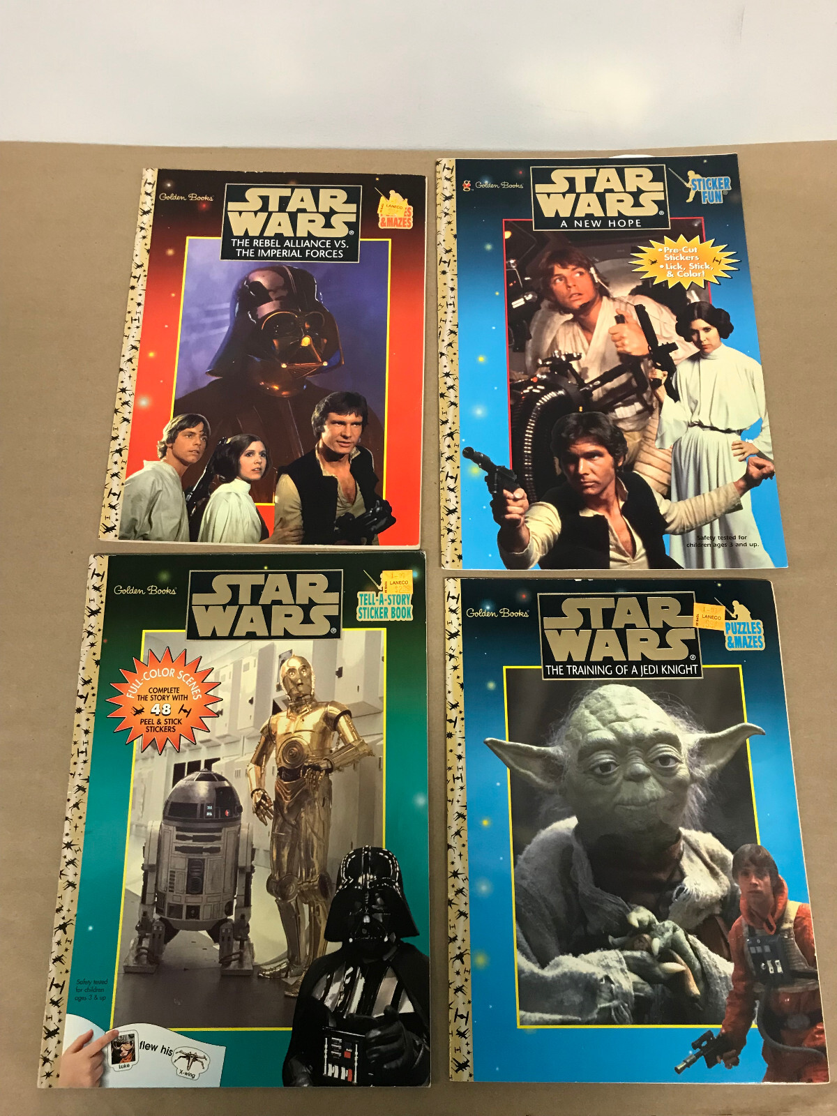 Vintage Kids 10pc Paperback Book Lot Star Wars Smokey Bear Urkel TMNT ...