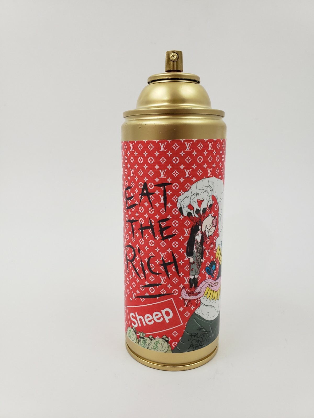 Eat the rich Limited Edition Spray Paint can by Nyc graffiti artist ...