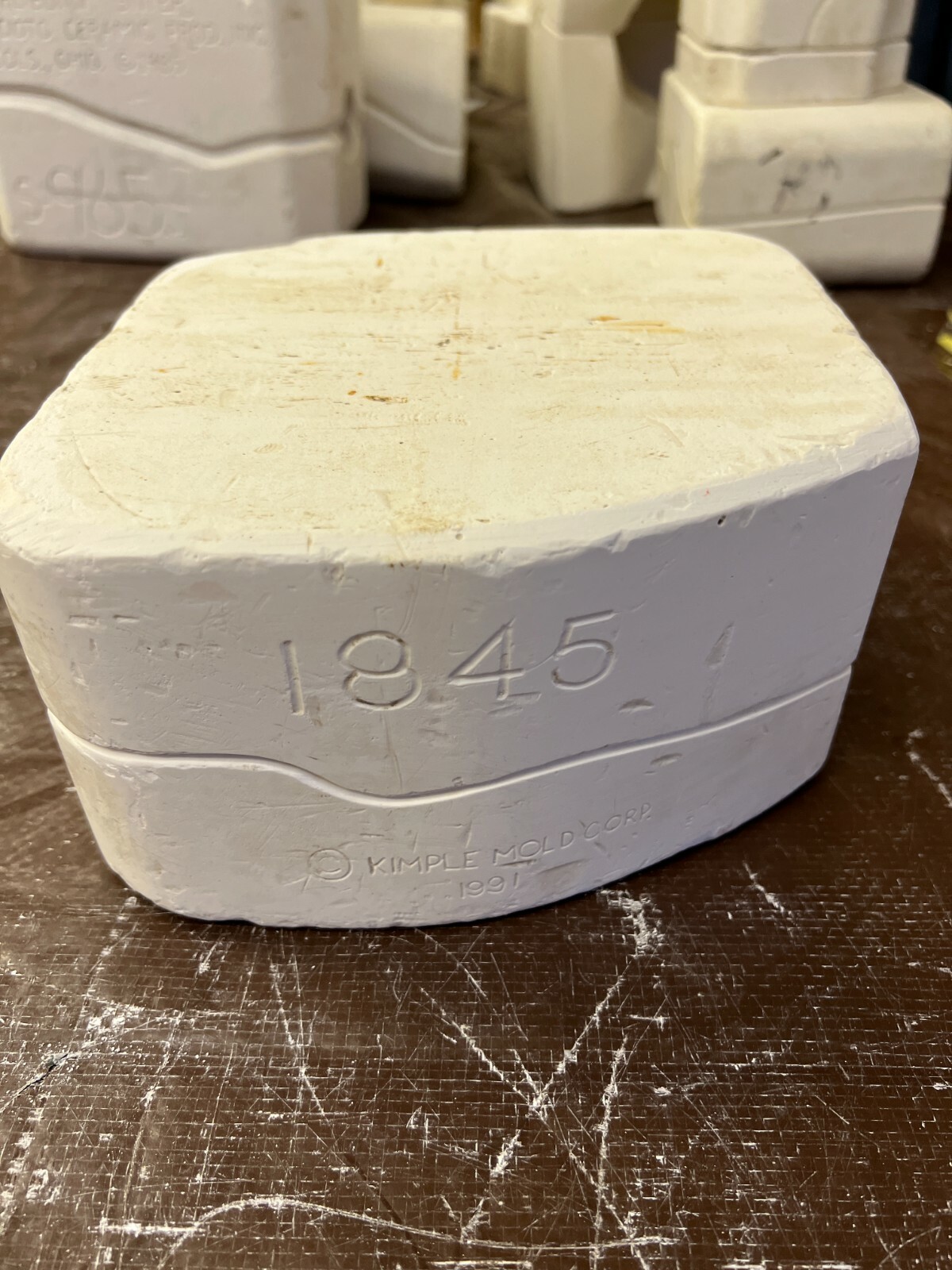 VINTAGE KIMPLE CERAMIC MOLD #1845 BIRDS/HEART 5 1/2"T | eBay