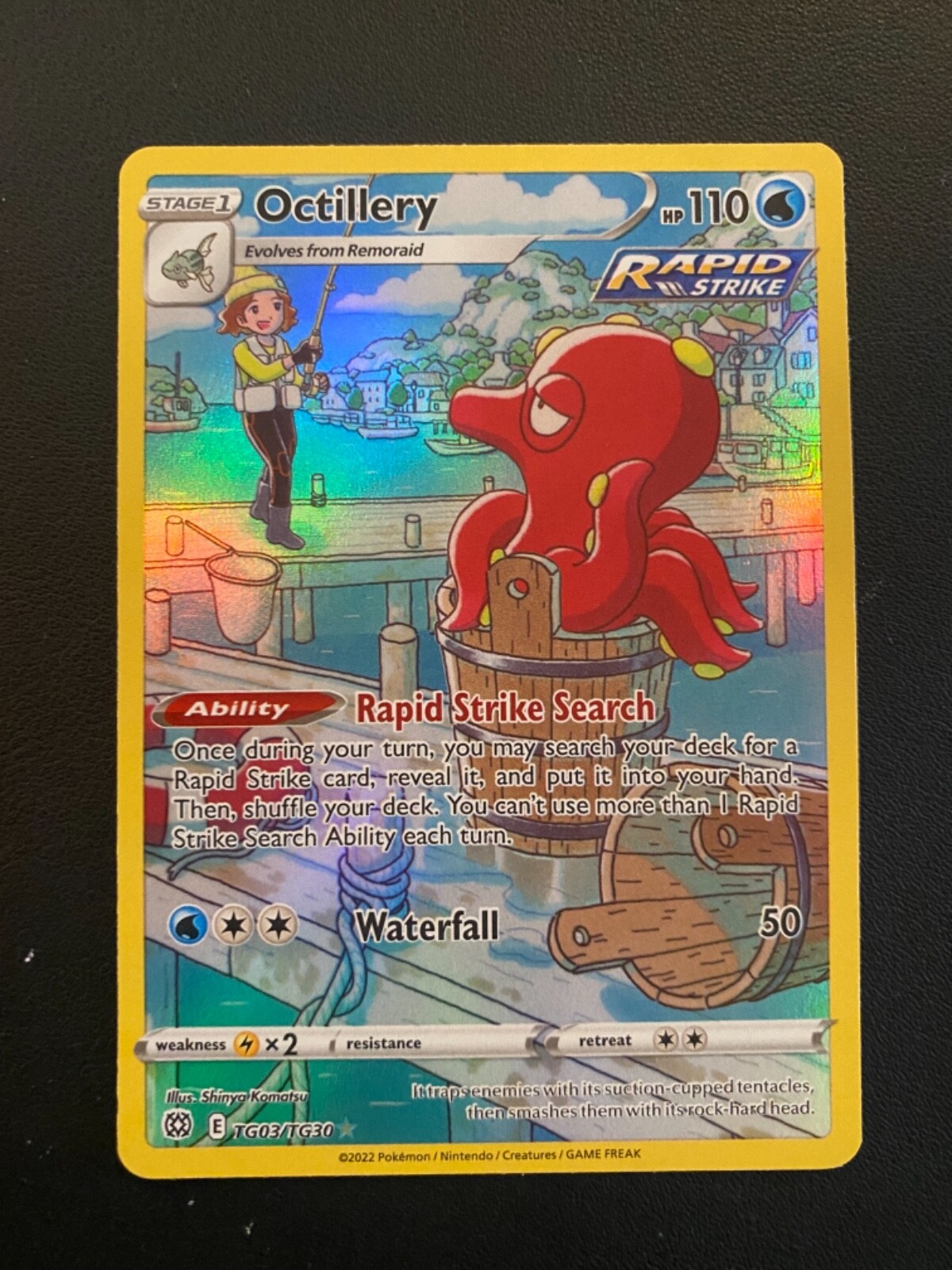 POKEMON TCG OCTILLERY TG03/TG30 BRILLIANT STARS CHARACTER CARD!! | eBay