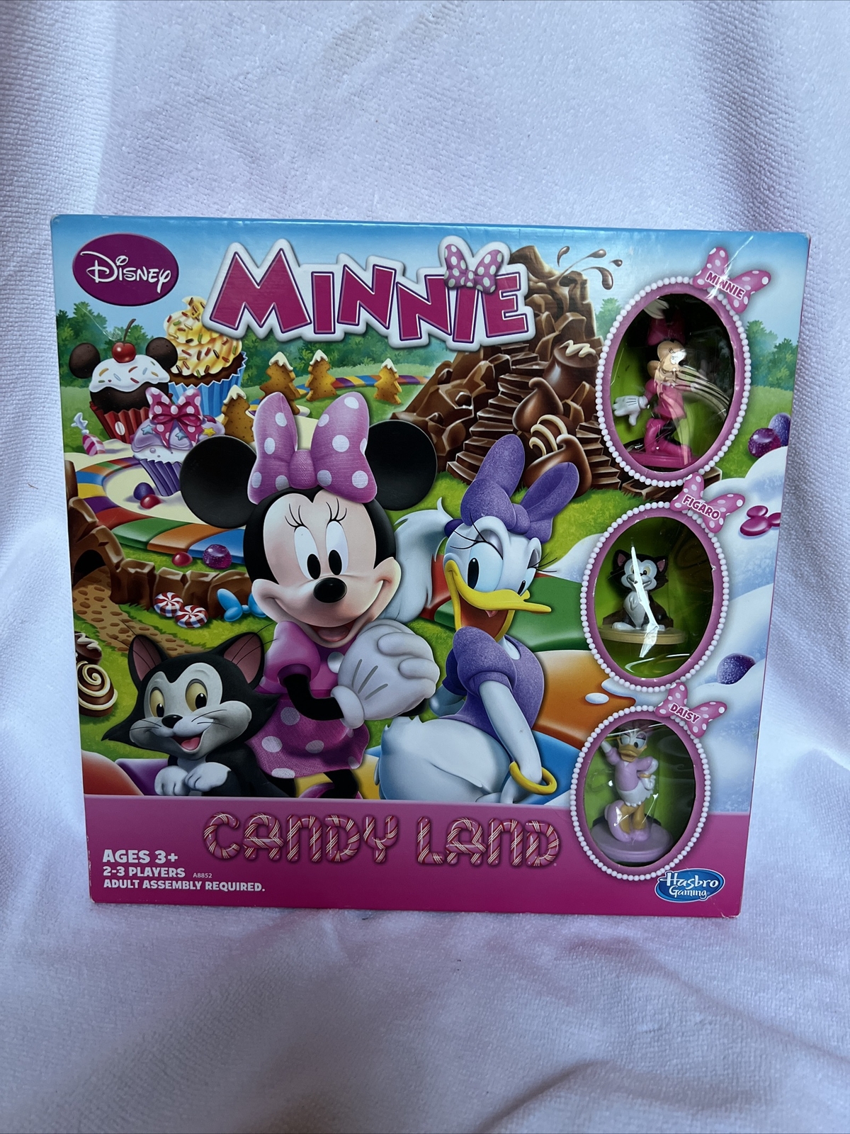Disney Junior Minnie Mouse CANDY LAND Board Game COMPLETE Hasbro Daisy ...