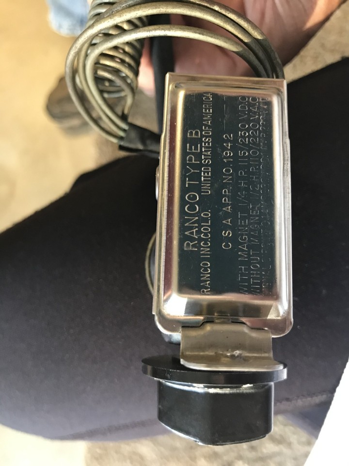 Rare Vintage 1952 Coca Cola Coke Machine Ranco Thermostat Type B CSA ...