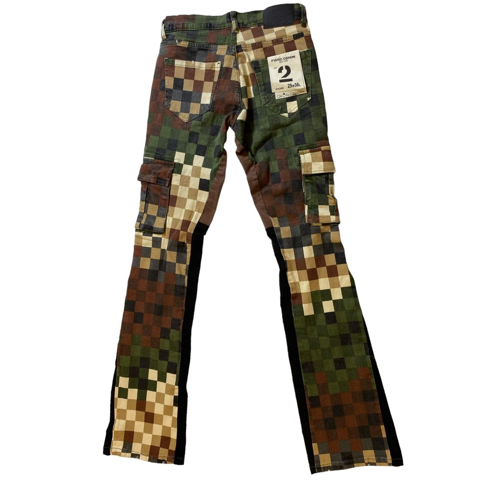 Men FWRD DENIM & CO. No End Stacked Denim Jeans | eBay