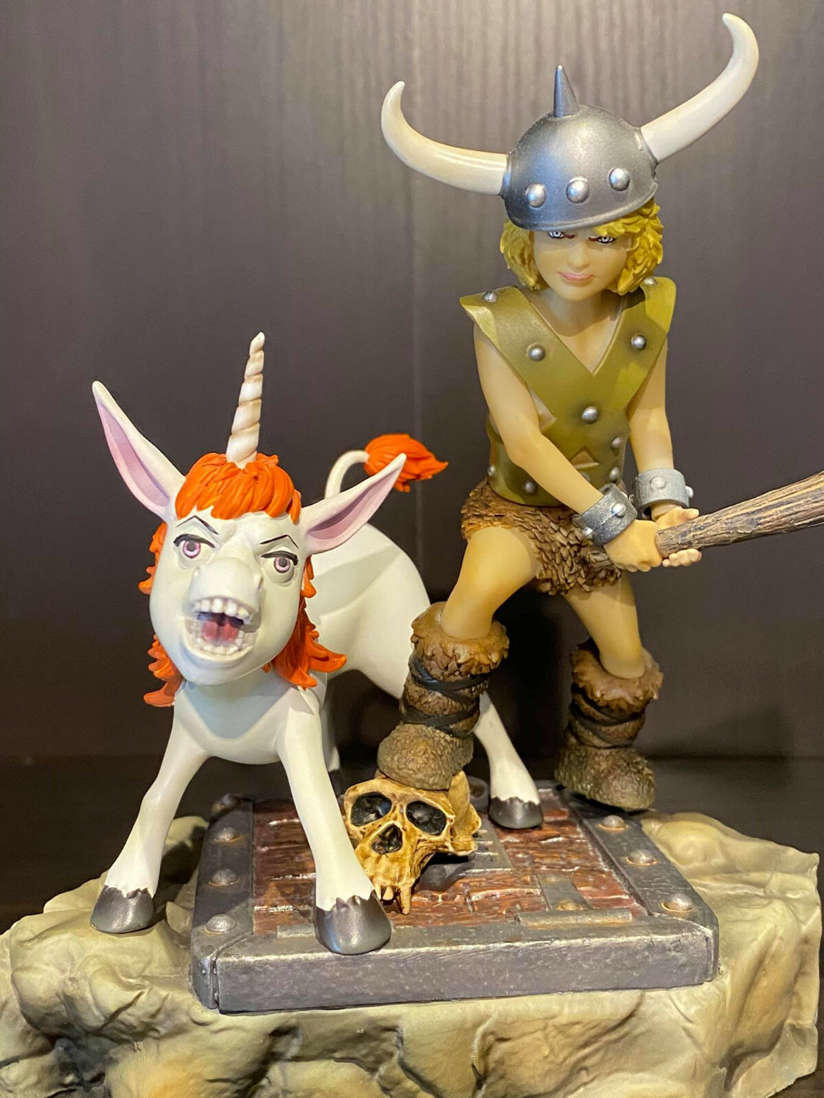 Iron Studios Bobby the Barbarian and Uni BDS Art Scale 1/10 Dungeons ...