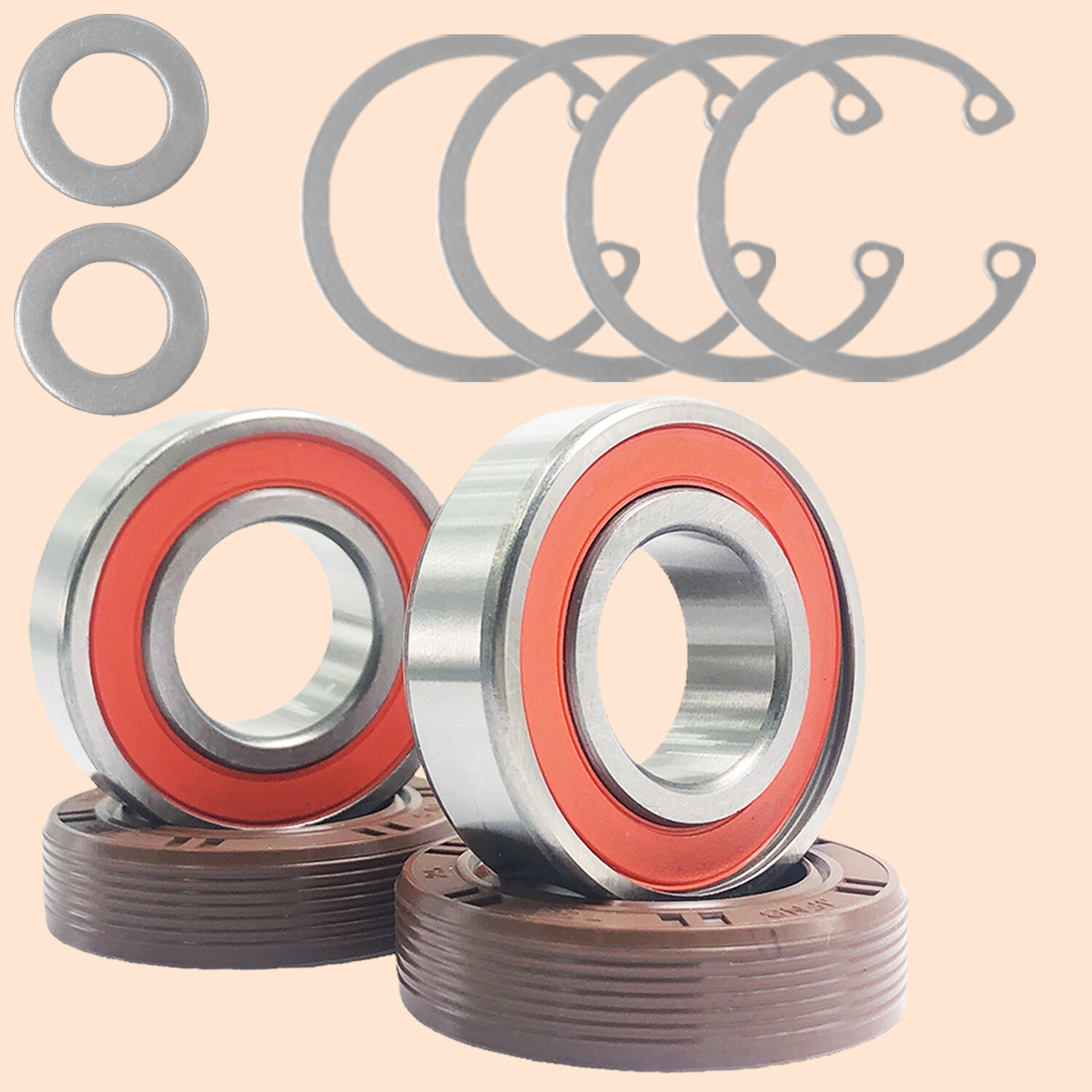 Rear Axle Bearing & Seal Kit for EZGO TXT RXV Golf Cart 1978-Up 611931 ...