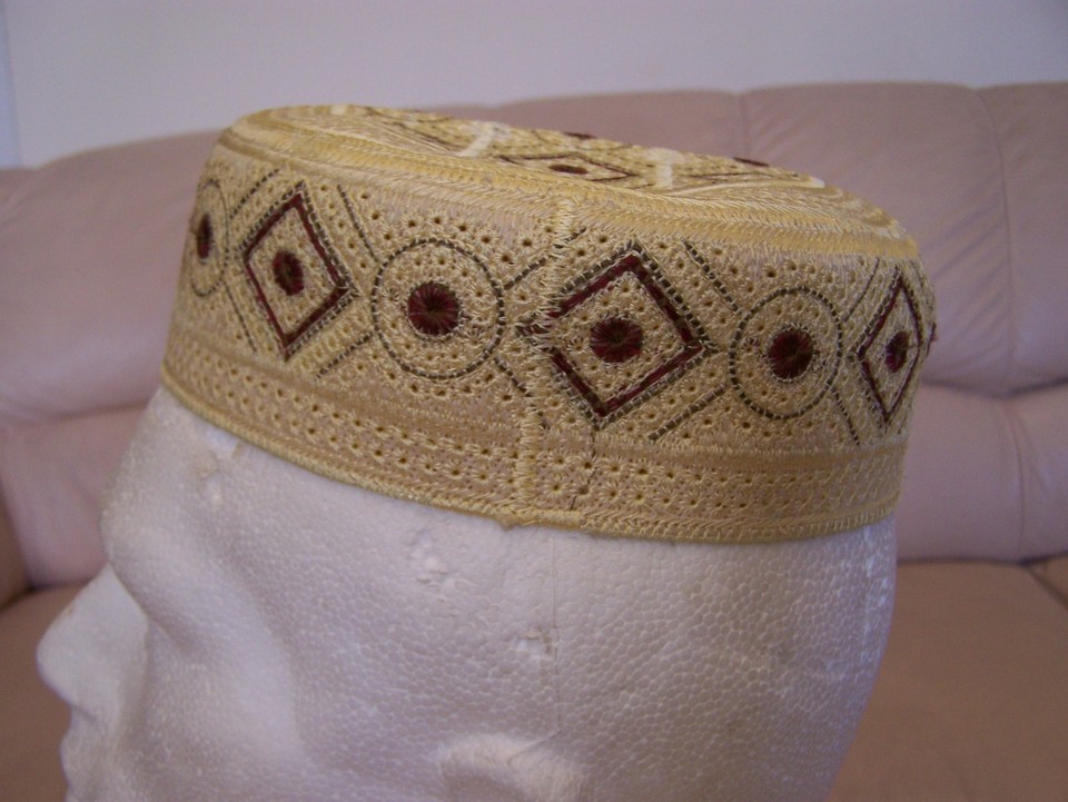 Traditional Tajikistani Style Caps/Topi/Taqiyah/Kufi Mix Colours 57cm ...