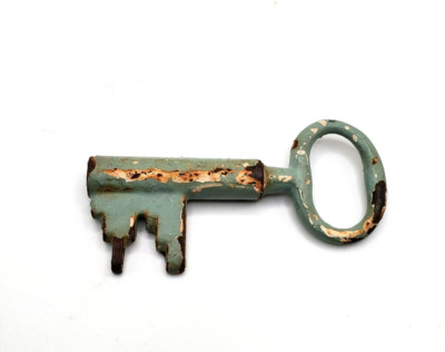 RARE LARGE KEY 17TH-19TH CENTURY CASTLE KEY JAIL HOUSE LOCK KEY CHURCH ...