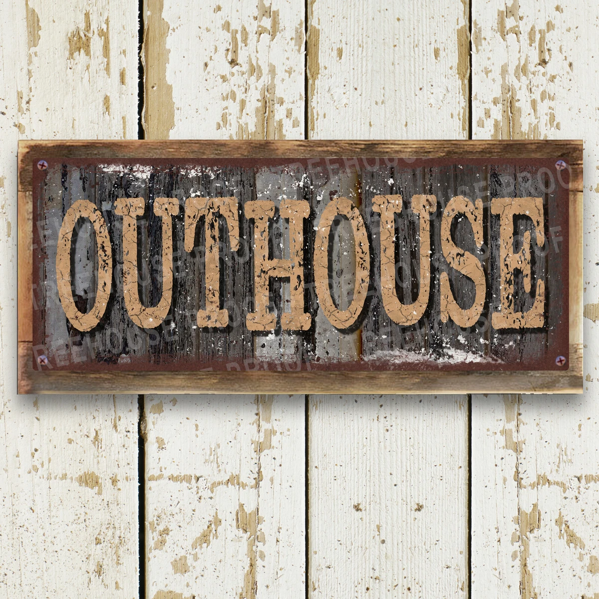 Rustic Outhouse Signs