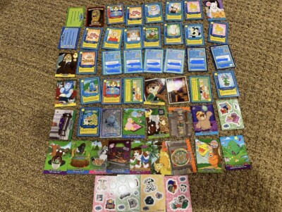 Webkinz Trading Cards ( 51 ) And Stickers Exactly As Pictured- Ganz ...