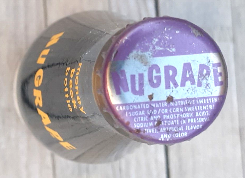 Vintage 1950'S UNOPENED 10 OZ Nugrape Soda Bottle | eBay