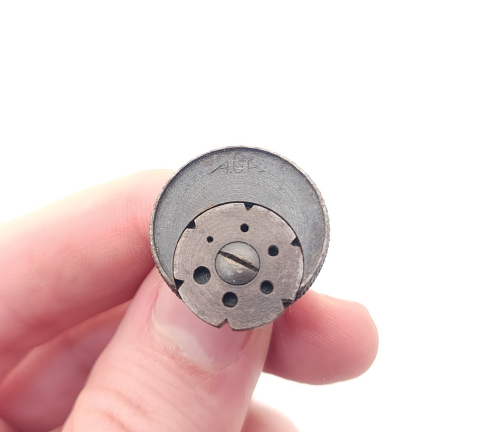 Vintage A.G.A Parker-Hale? Aperture Sight Peep Disc Rotating 6 Position ...