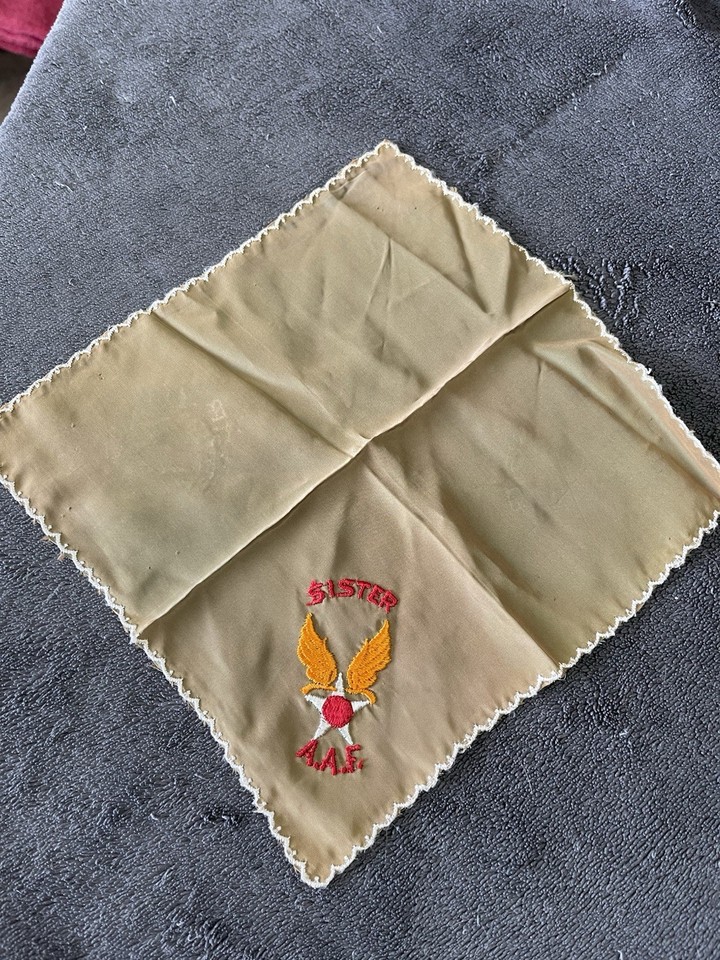 World War 2 Handkerchief Sister A.A.F Embroidered US | eBay UK