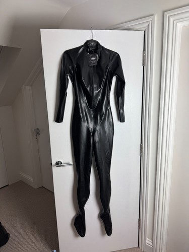 Womens Libidex Latex Rubber Catsuit with Sheath, Size Medium- RRP £390 ...