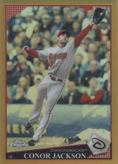 2009 Topps Chrome - Conor Jackson #61 Gold Refractor /50 for sale ...