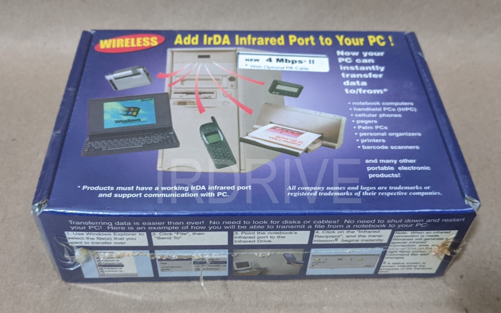 NEW Desktop PC 5.25" Drive Bay IrDA Port for Sharp Secure Infrared ...