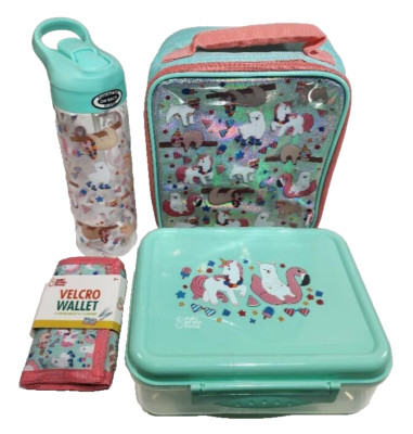 ZAK DESIGNS INSULATED KIDS LUNCH BAG / DRINK BOTTLE / LUNCH BOX ...