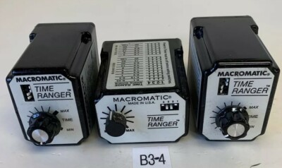 MACROMATIC TIME RANGER PROGRAMMABLE TIMER SS-61522 (Lot Of 3) | eBay