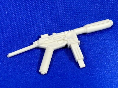 1984 GI JOE COBRA FIREFLY Sub - Machine Gun White Accessory Weapon ...