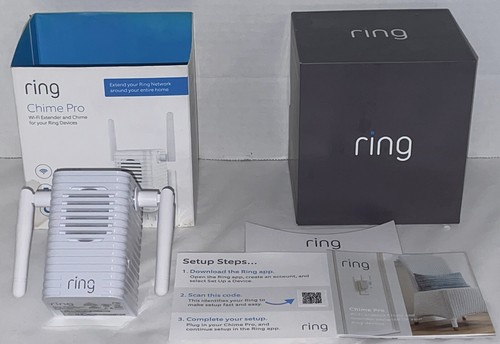 Ring Chime Pro Wi-Fi Extender and Chime Security Alert Tested Working ...