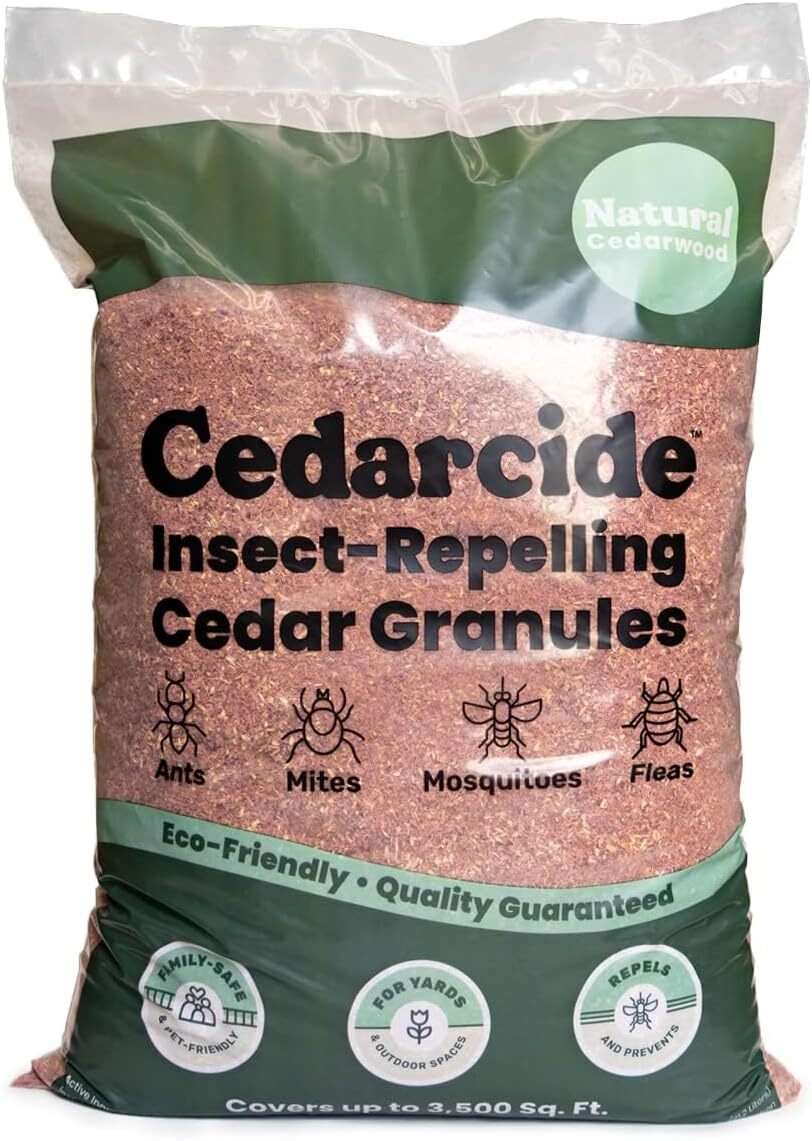 Cedarcide Lawn, Home & Garden Cedar Granules | Repels Fleas, Ticks ...