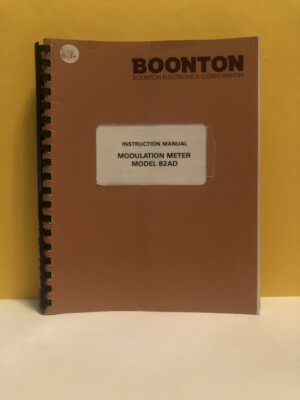 Manuals & Books - Modulation Meter
