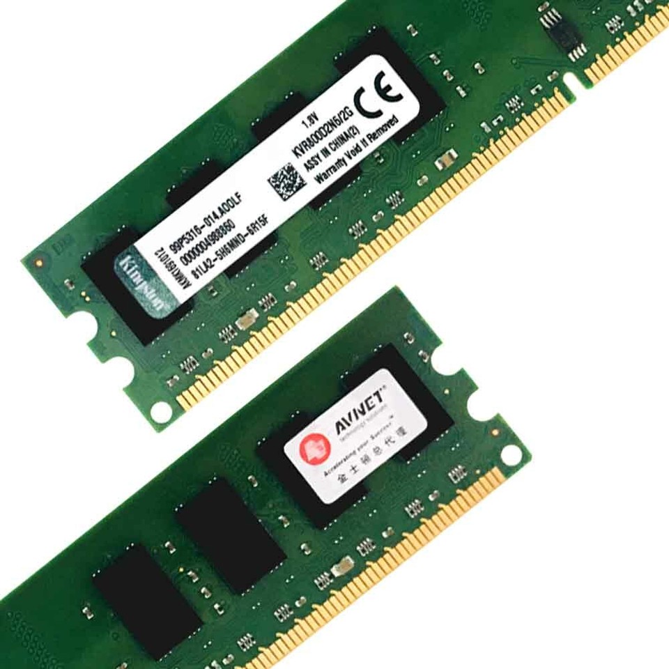Original Kingston 8GB 4GB 2G Desktop Memory DDR2 800Mhz PC2-6400 240pin ...