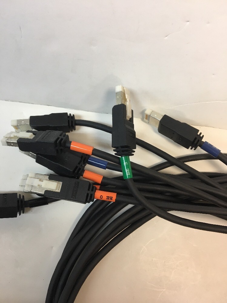 Lot of 9 AMP HSSDC-HSSDC Fibre Fiber Channel Cables 038-003-022 | eBay