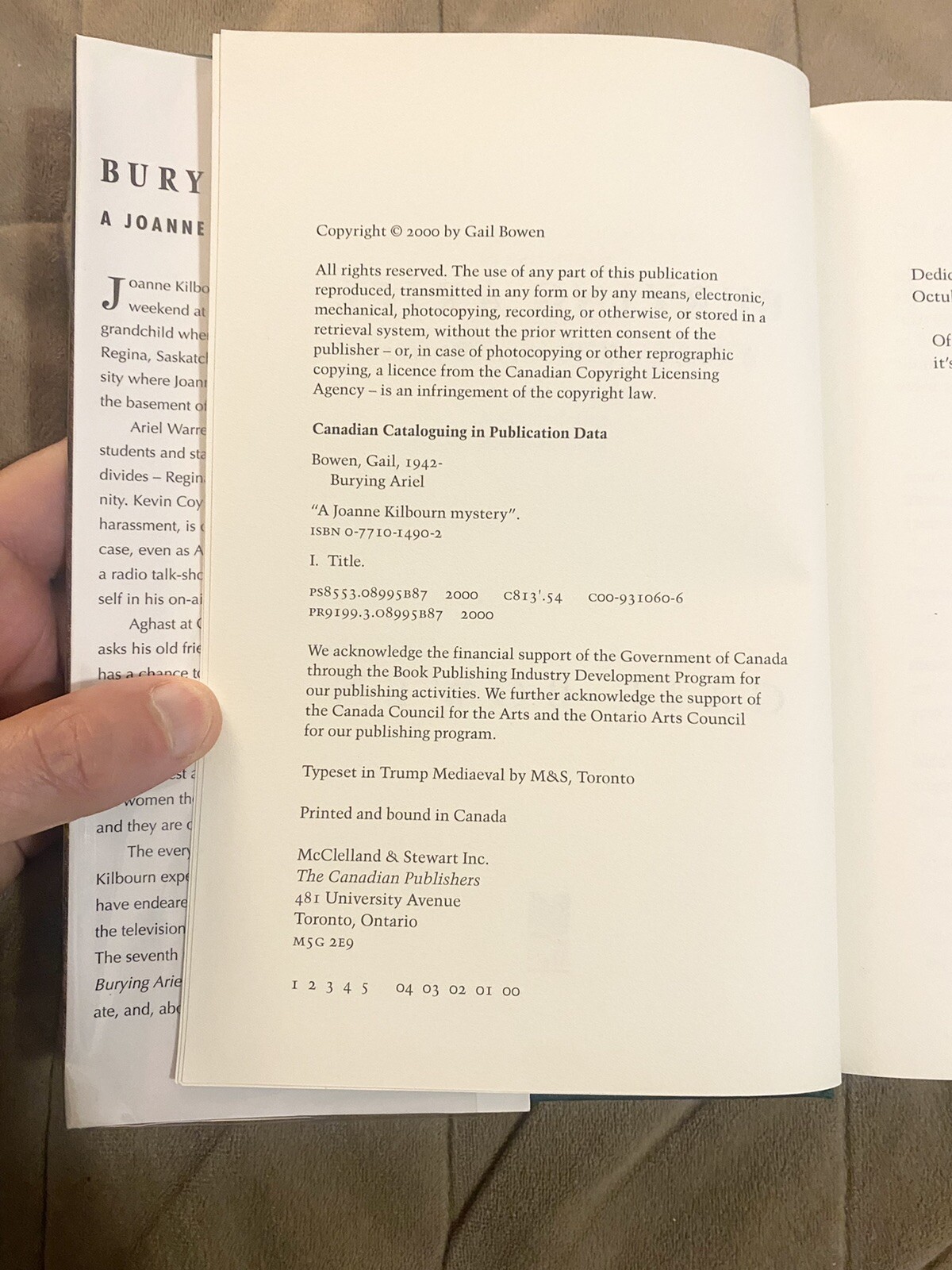 📒Burying Ariel by Bowen, Gail 3030 9780771014901| eBay