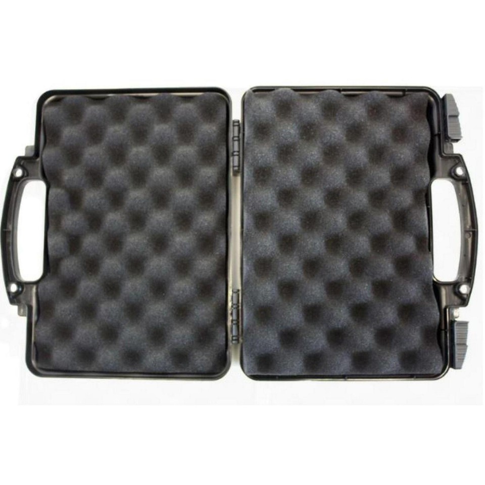 Nuprol Small Hard Pistol Gun Case with Wave Foam System Dual padlock ...