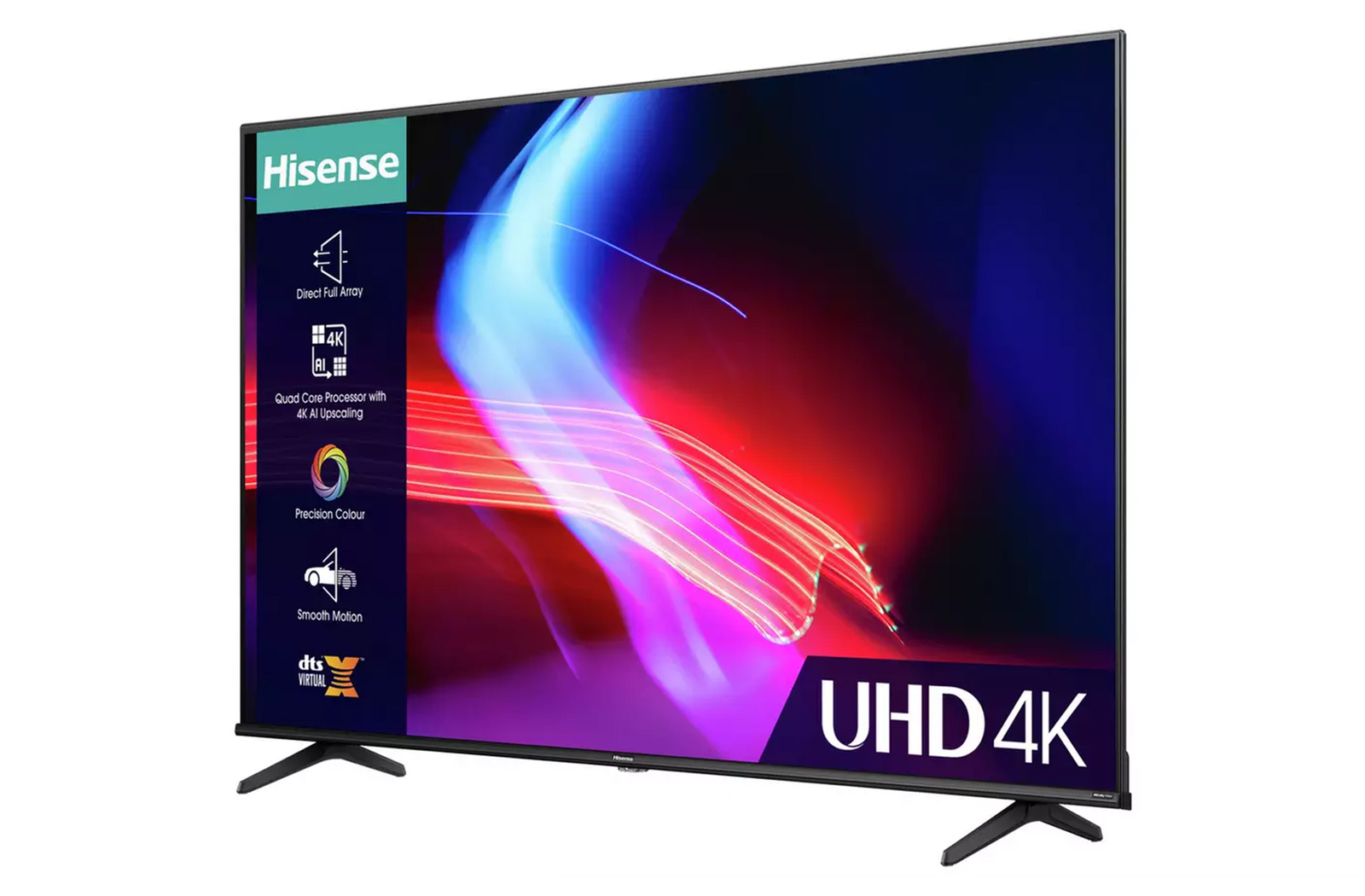 Hisense 55A6KTUK 55 inch 4K Ultra HD HDR Smart LED TV Freeview Play ...