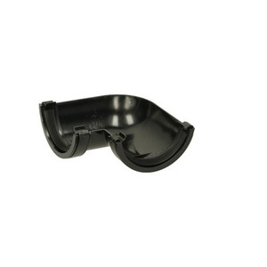 90° 112mm Half Round Gutter Angle Black 90 Deg Bend 112mm Half Round ...
