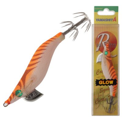 Yamashita EGI Sutte R ND Squid Jig Size 1.8 5g Orange Tiger | eBay ...