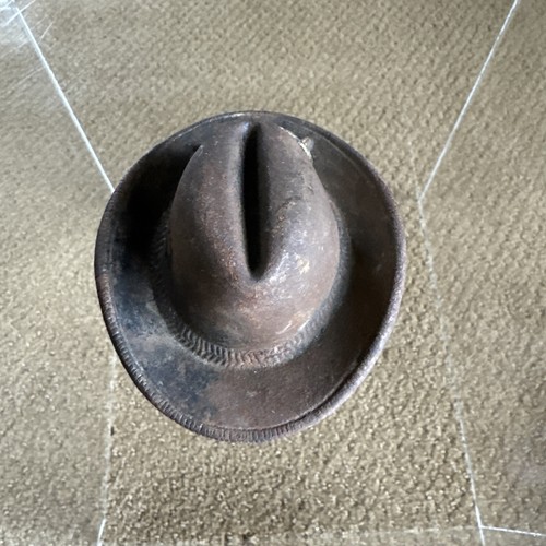 Antique GAR HAT With Badge Cast Iron ~GRAND ARMY OF THE REPUBLIC Civil ...