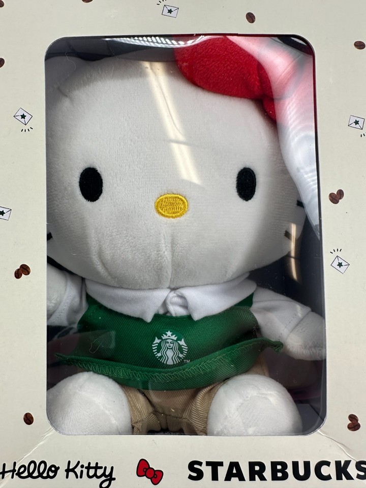 Hello Kitty Plush Special Edition Starbucks Collab Limited 2025 xHello ...