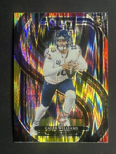 2024 Panini Select - Premier Level Caleb Williams #114 Red & Yellow ...